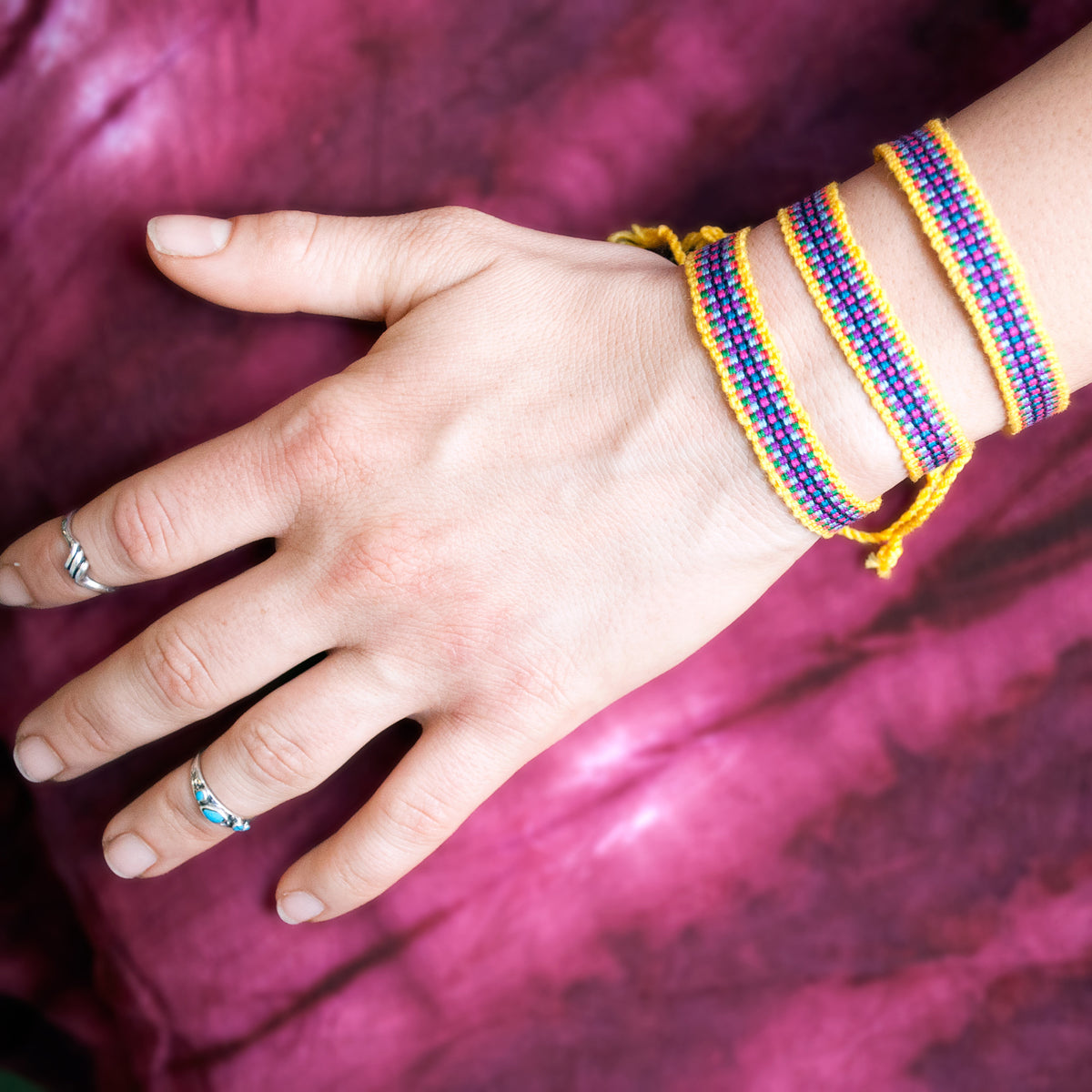 Friendship Bracelet Pack: Yellow – Cali Kind Clothing Co.